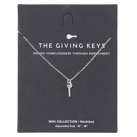 The Giving Keys | Jewelry | Nwt The Giving Keys Mini Key Necklace ...